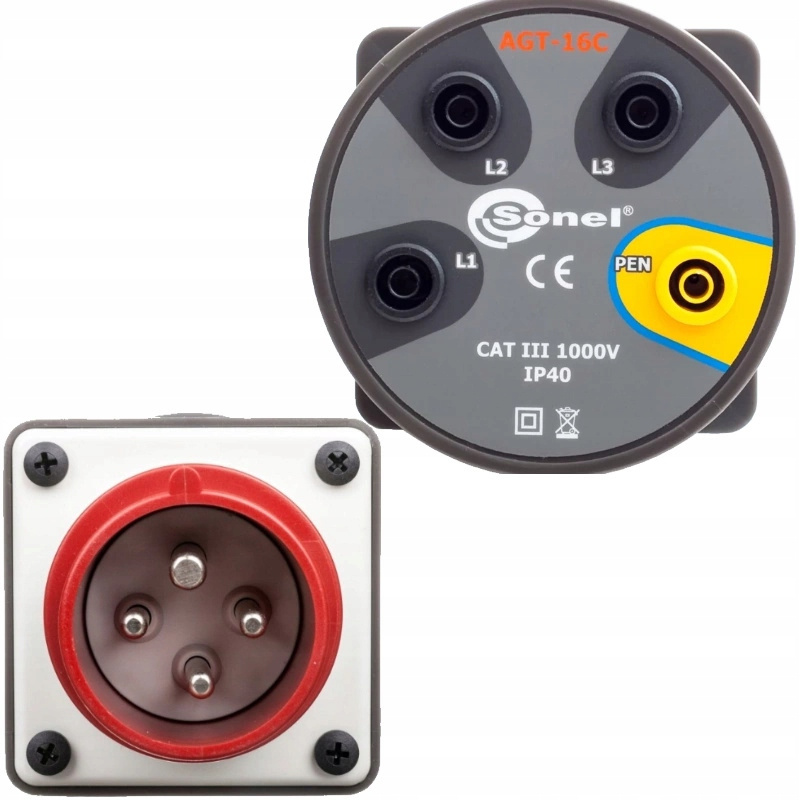 SONEL Adapter do Gniazda Trójfazowych 16A | elektromarket24.pl