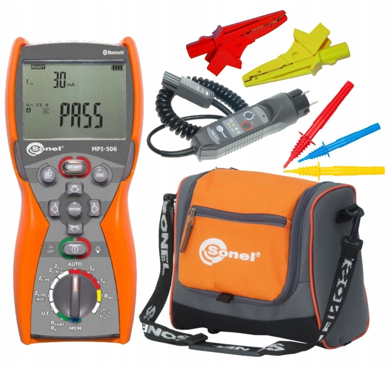 SONEL MPI-506 Zestaw Miernik Elektryczny Wykrywacz | elektromarket24.pl